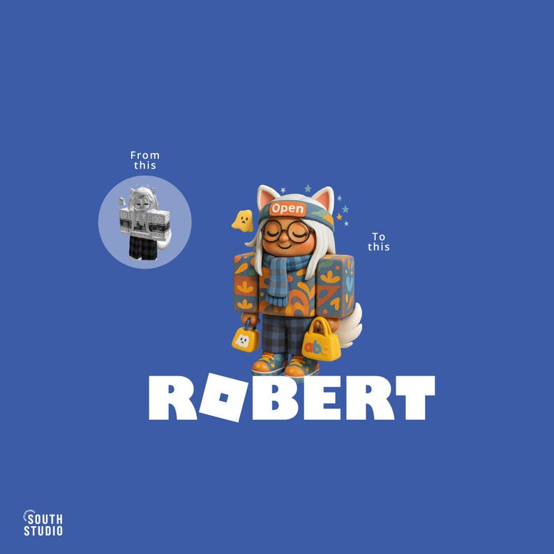 Your Roblox Avatar Into A 3d-style Illustration, Custom 3D Roblox ...