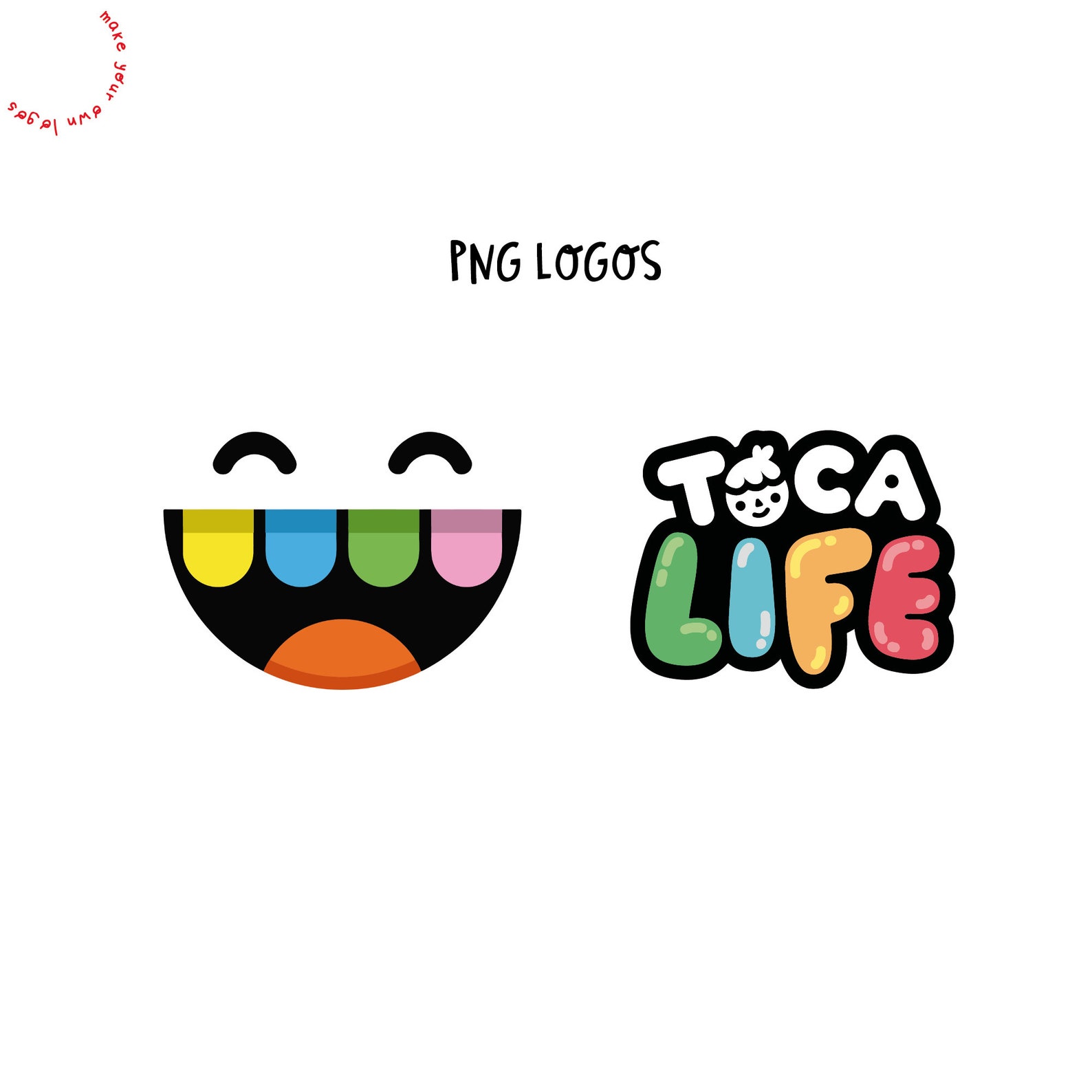 Toca Boca Inspired Alphabet Toca Life Inspired Font TOBOPR - Etsy Finland