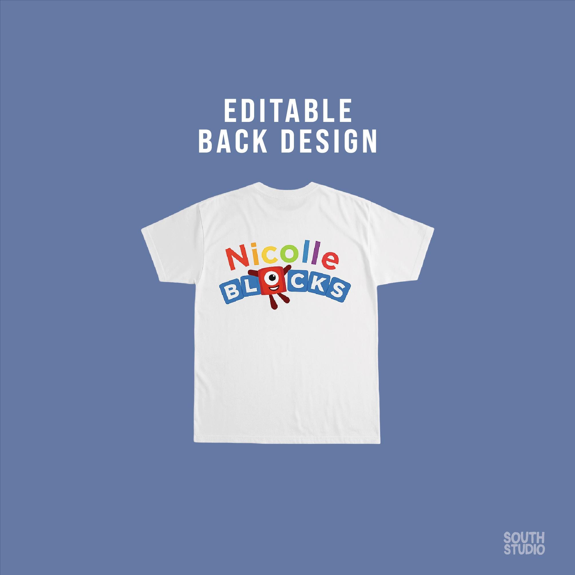 Editable Numberblocks T-shirt Design Bundle – Iron on Transfer, Kids ...