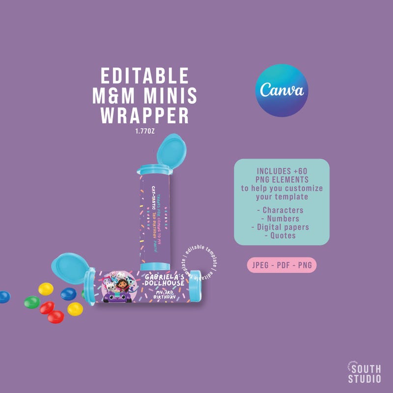 M and M Wrappers - Etsy