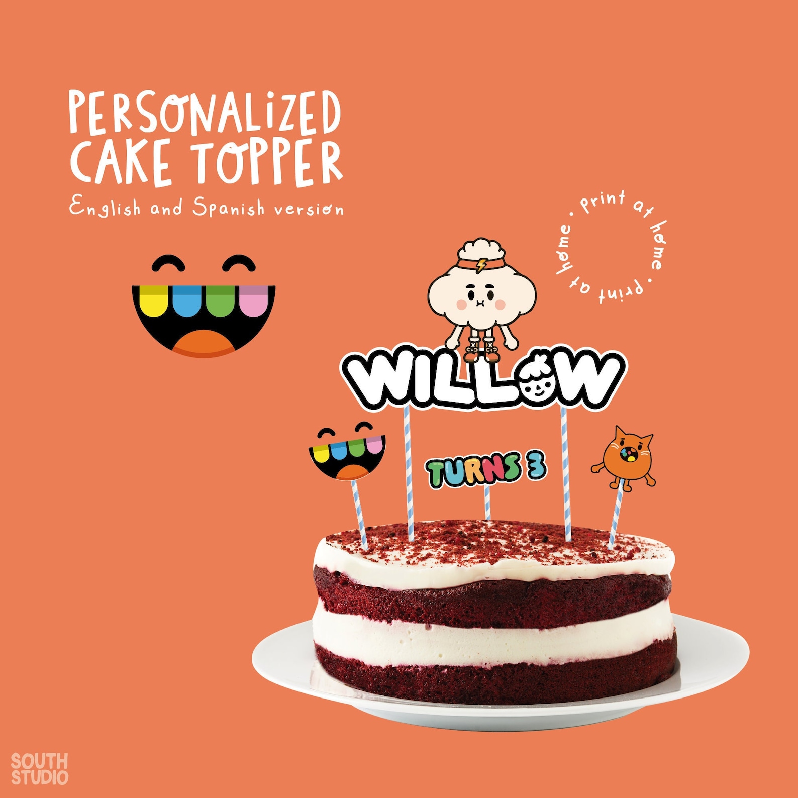 Toca Life Cake Topper. Printable Toca Boca. Toca Life Party - Etsy