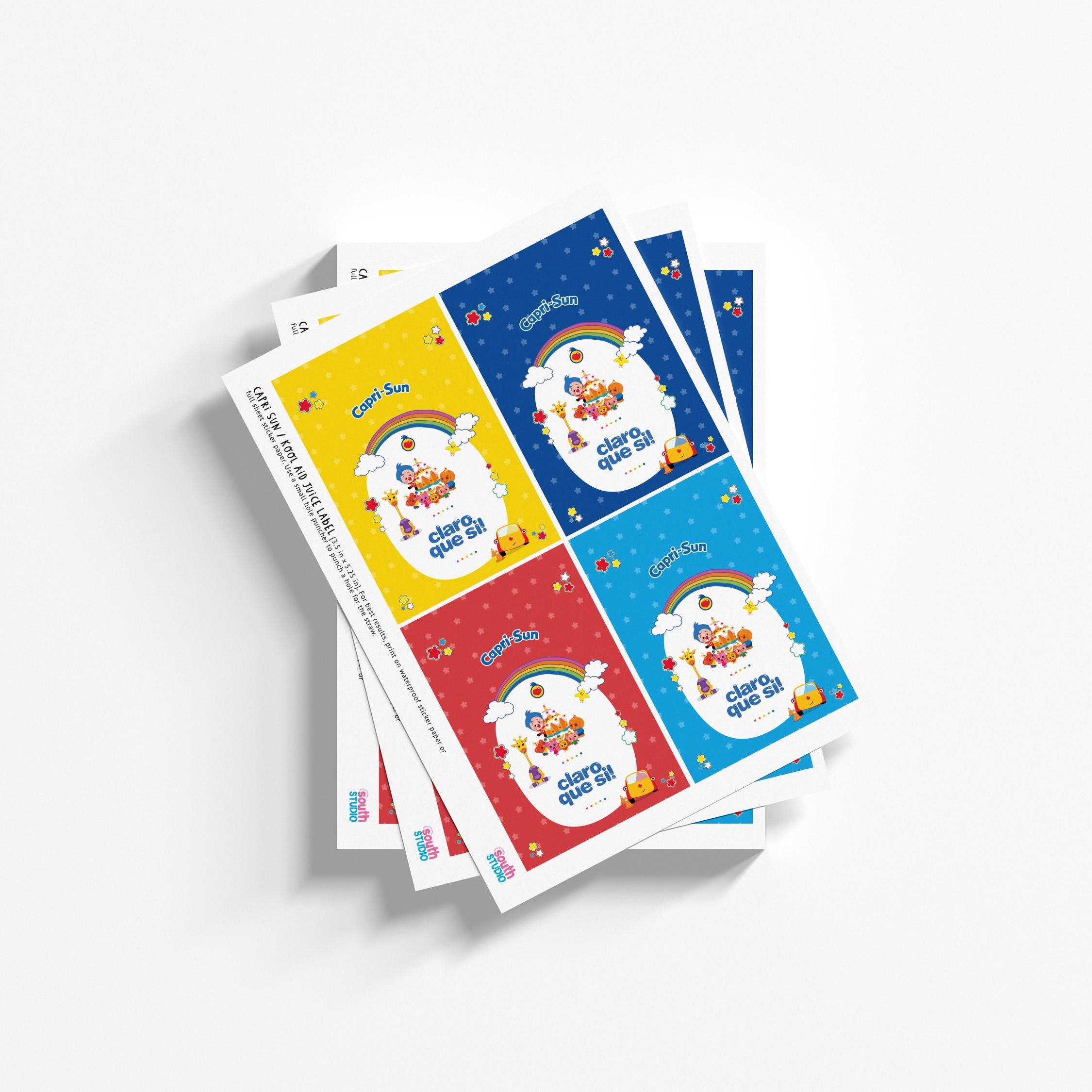 Plim Plim Capri Sun Label, Spanish Version (digital Download) - Etsy