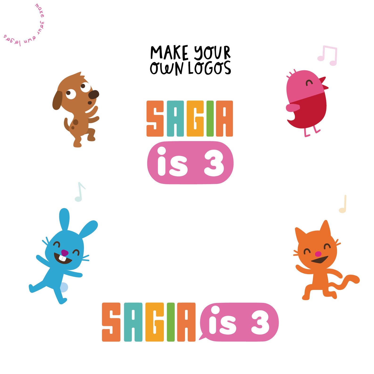 Sago Mini Inspired Alphabet Sago Mini Inspired Font SAMIPR - Etsy Ireland