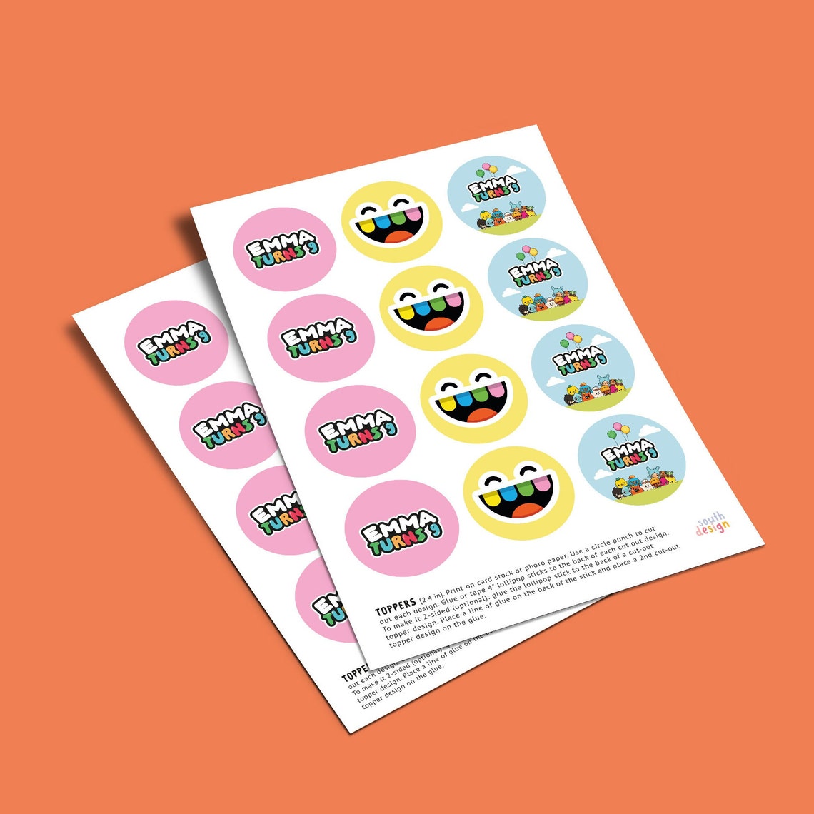 Toca Life Party Decoration. Printable Toca Life. Toca Life - Etsy