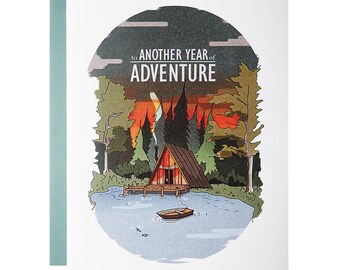 Birthday Card "another Year of Adventure" - Etsy