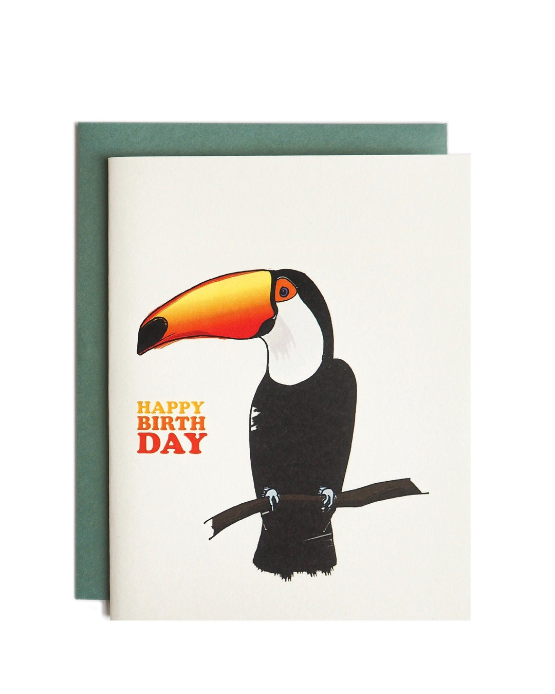 Toucan Happy Birthday Card - Etsy