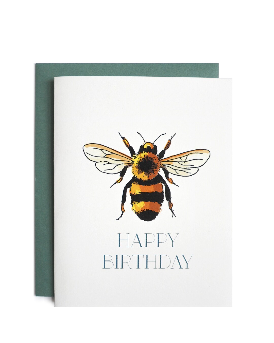Bee Happy Birthday Card - Etsy