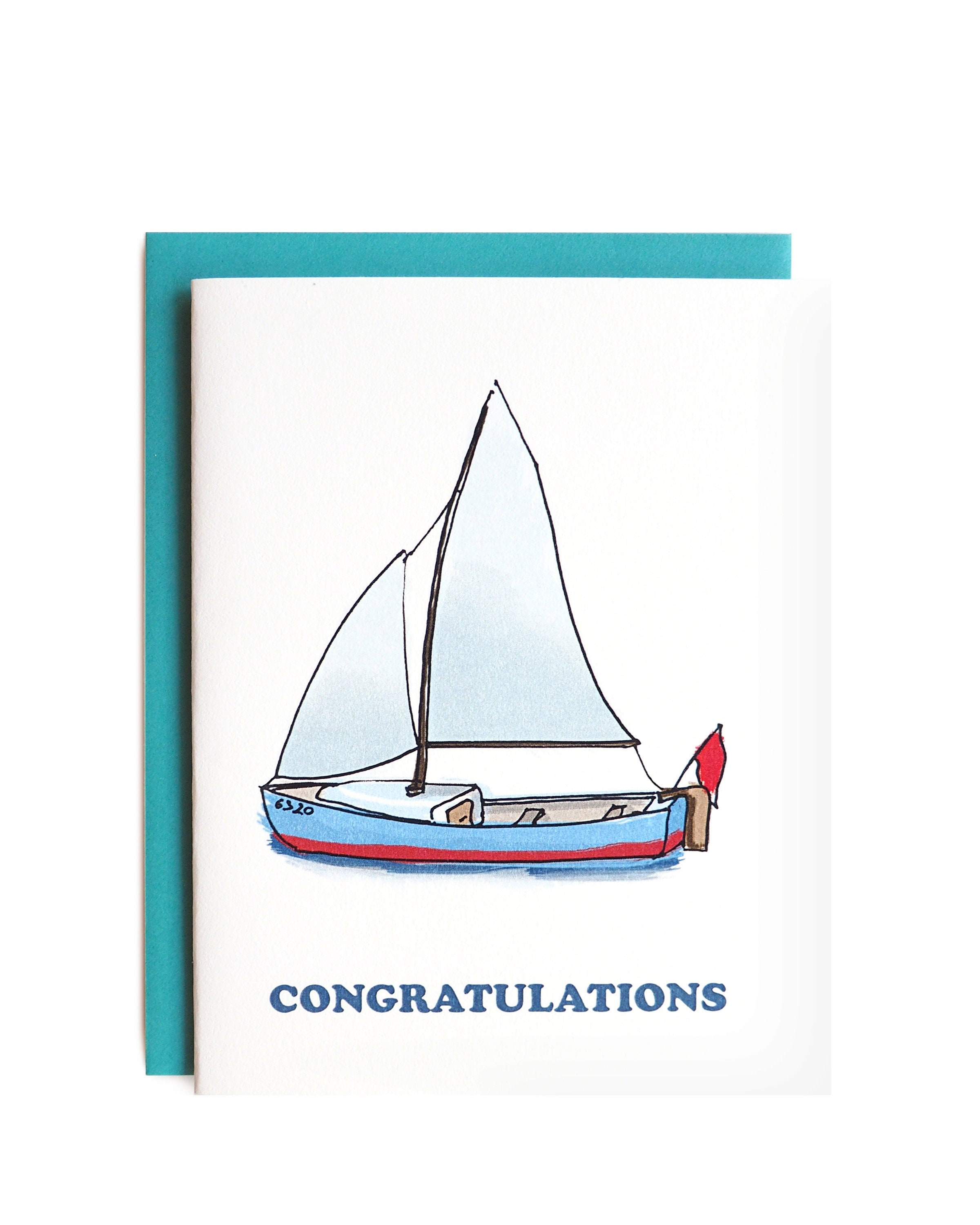 Sailboat/boat Congratulations Card | Etsy