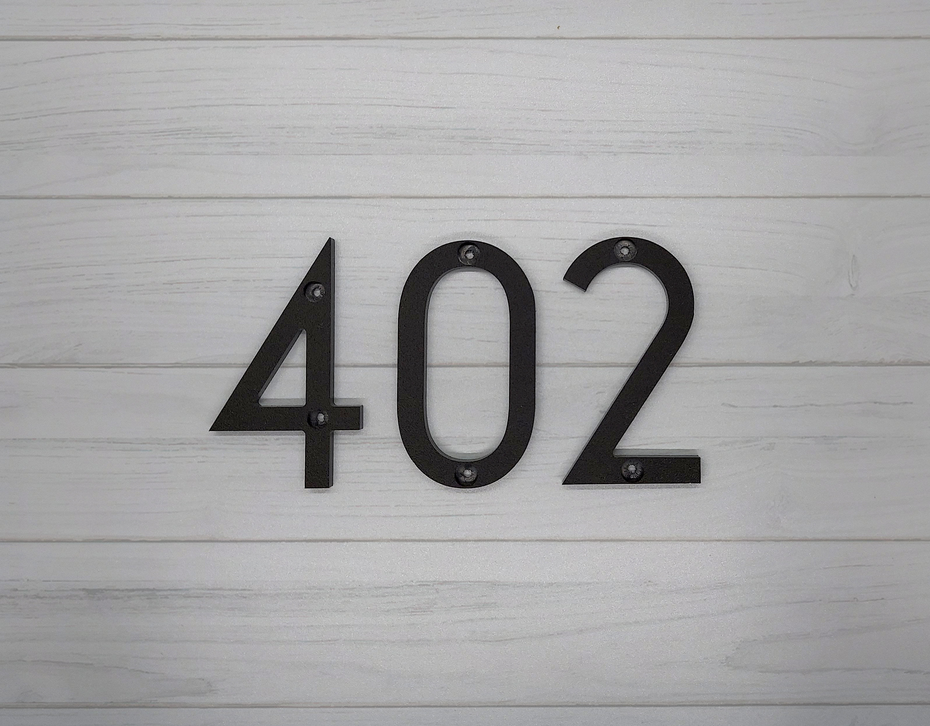 3.5 Inch Art Deco & Narrow Modern House Numbers Letters - Etsy