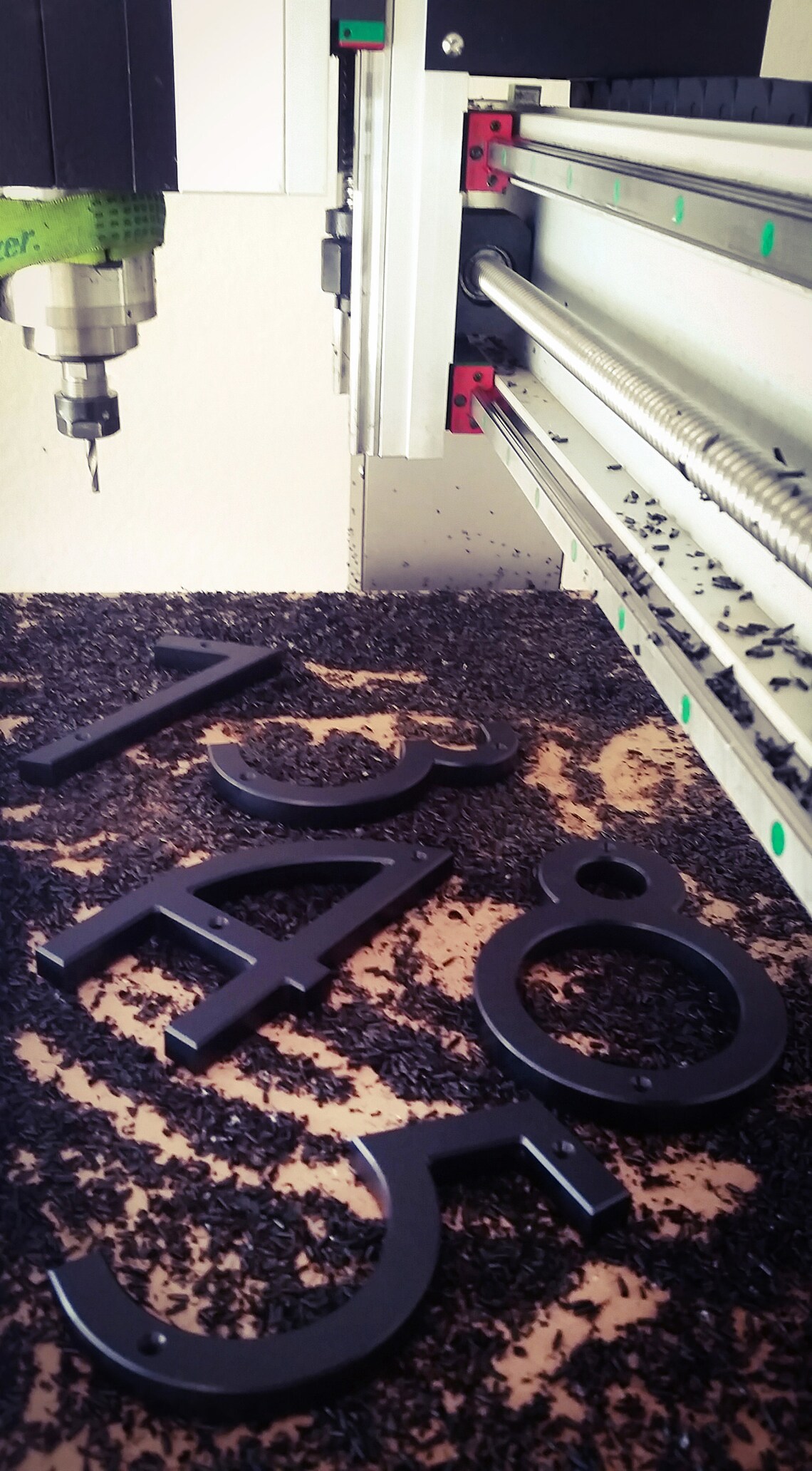 12 Inch Stud Mounting & Bold House Numbers Letters | Etsy