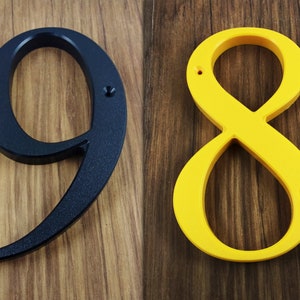 6 Inch Traditional & Modern House Numbers Letters - Etsy