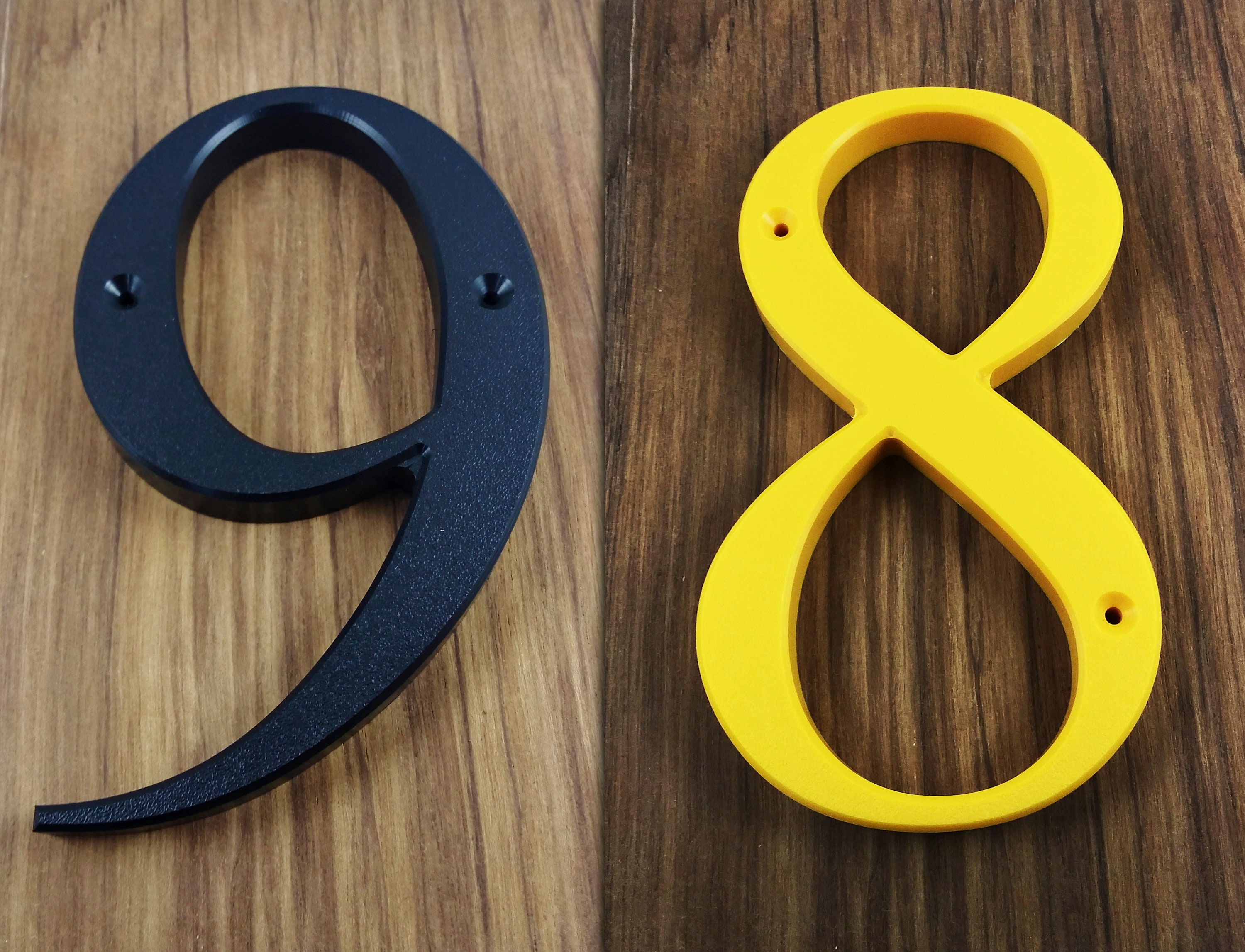 6 Inch Traditional & Modern House Numbers Letters - Etsy