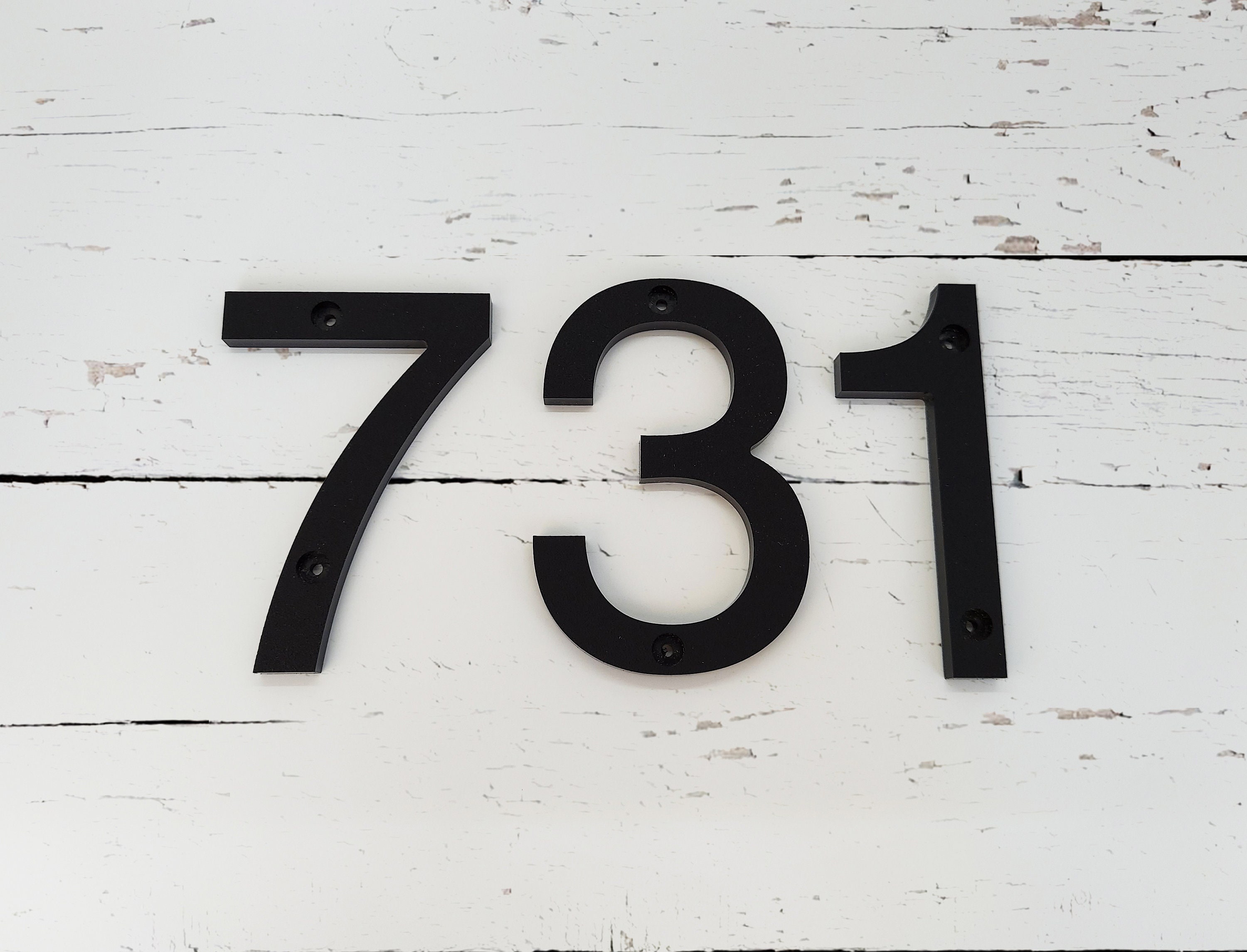 12 Inch Classic House Numbers Letters - Etsy