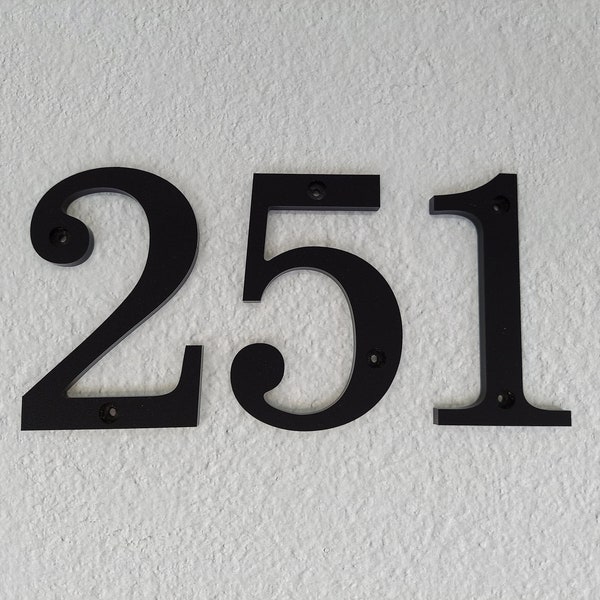 12 Inch House Numbers - Etsy