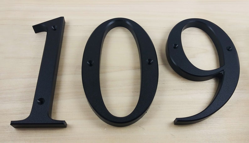 10 Inch Traditional & Modern House Numbers Letters - Etsy