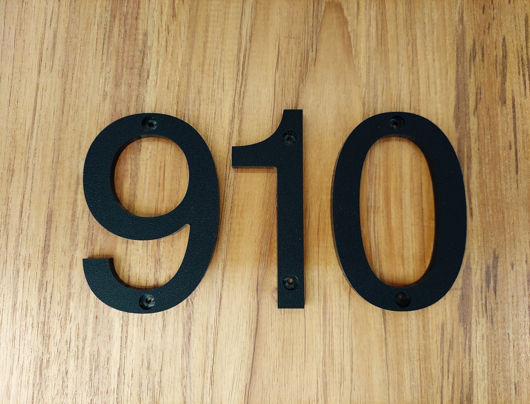 10 Inch Classic, House Numbers Letters - Etsy