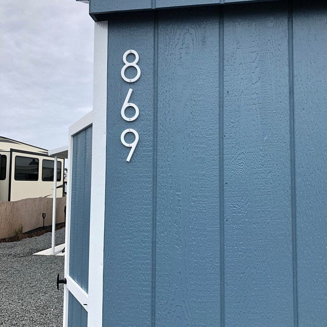 3.5 Inch Art Deco & Narrow Modern House Numbers Letters - Etsy