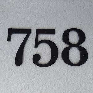 8 Inch Traditional & Wider, House Numbers Letters - Etsy