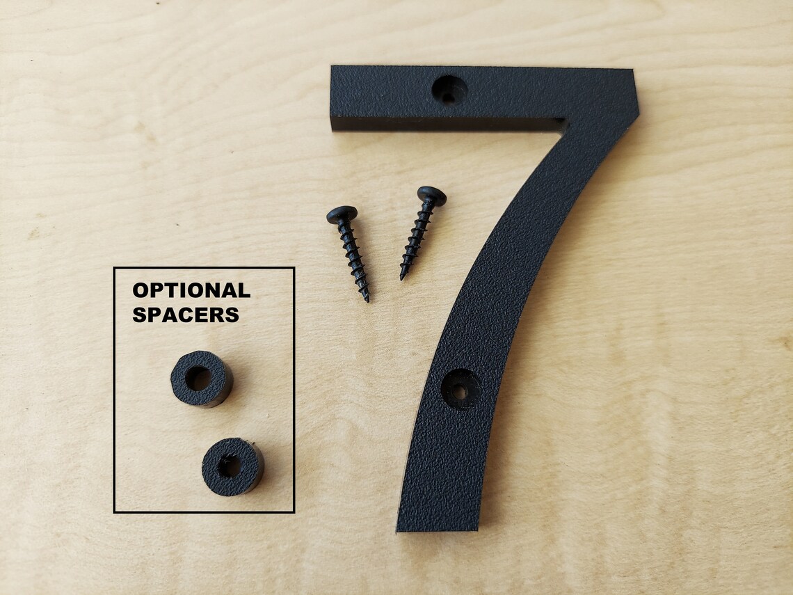 6 Inch Traditional & Wider, House Numbers Letters - Etsy