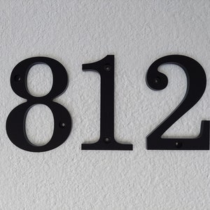 6 Inch Traditional & Wider, House Numbers Letters - Etsy