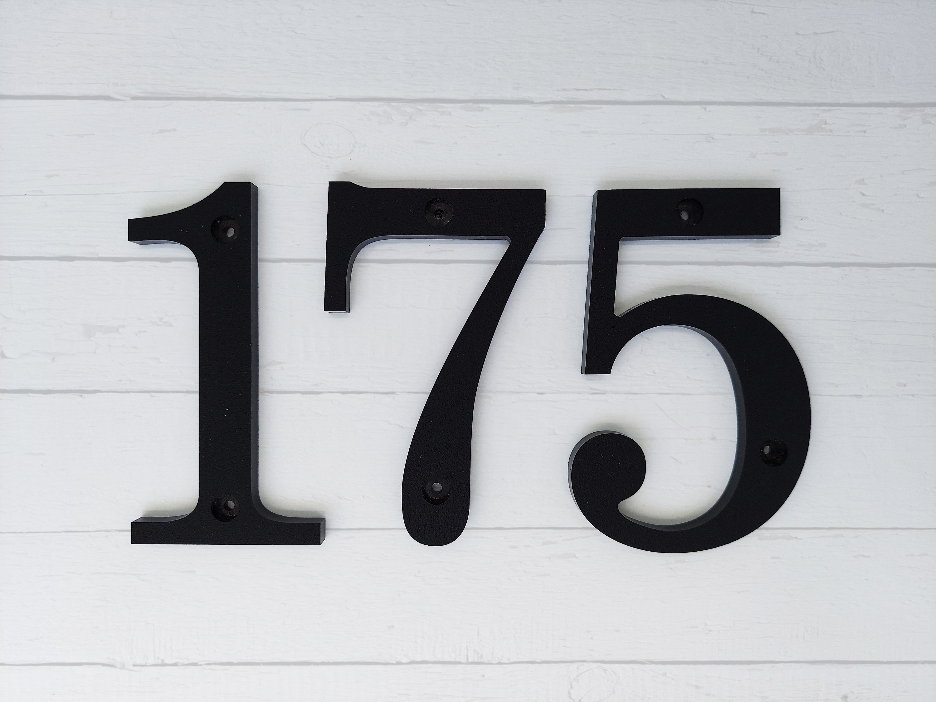 12 Inch Traditional & Wider, House Numbers Letters - Etsy
