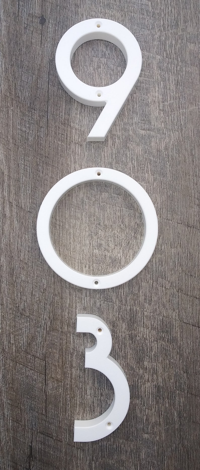 8 Inch Art Deco & Modern House Numbers Letters - Etsy New Zealand