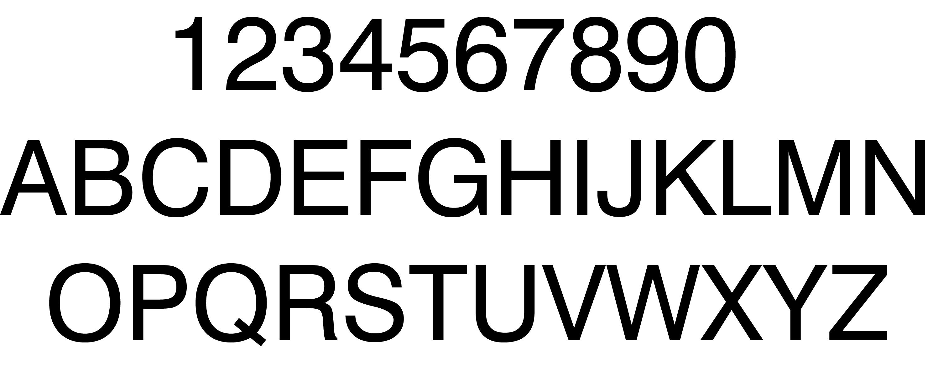 12 Inch Classic House Numbers Letters - Etsy