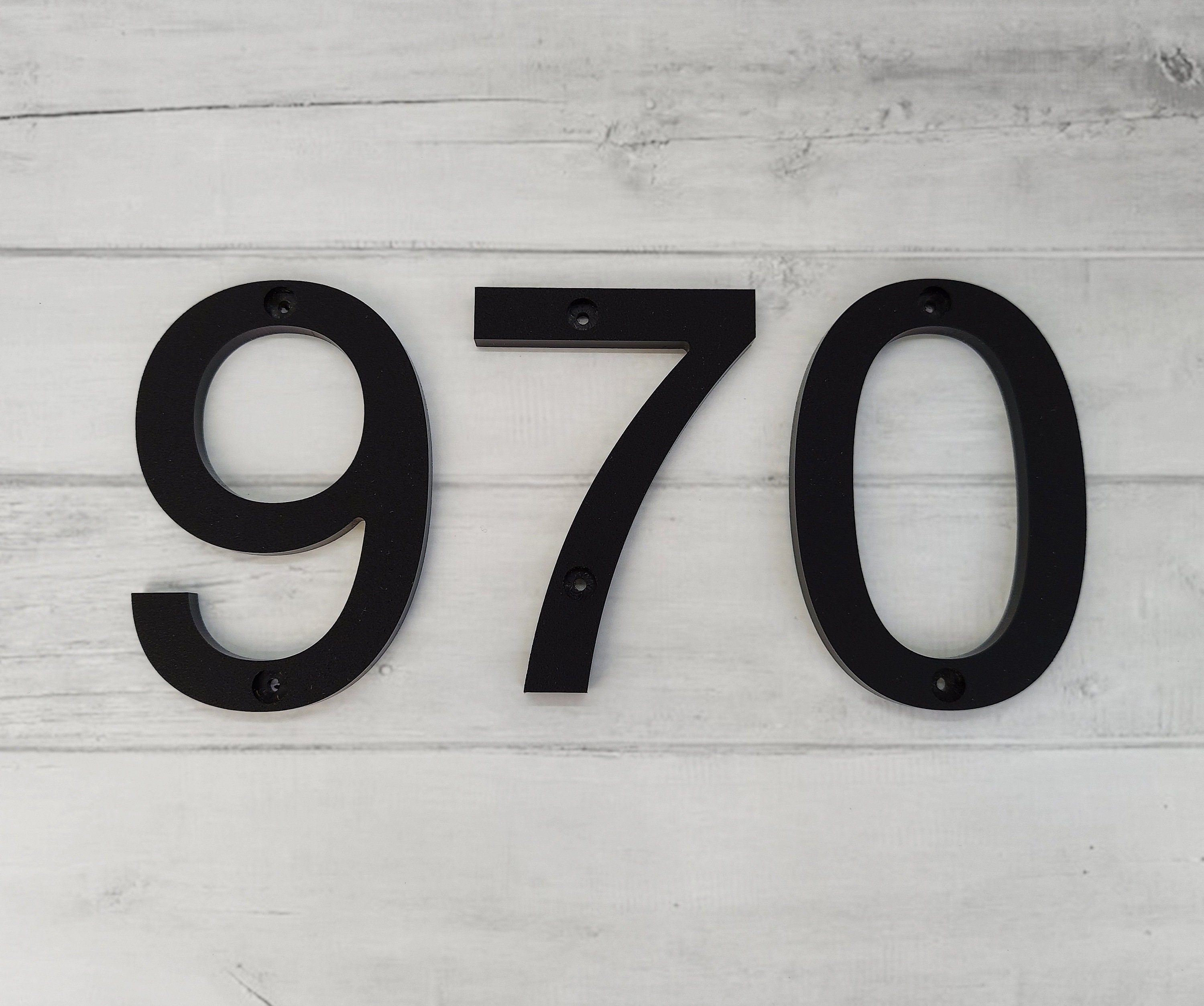 4 Inch Classic House Numbers Letters | Etsy