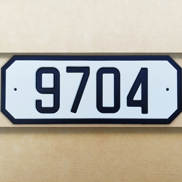 Colonial House Numbers - Etsy