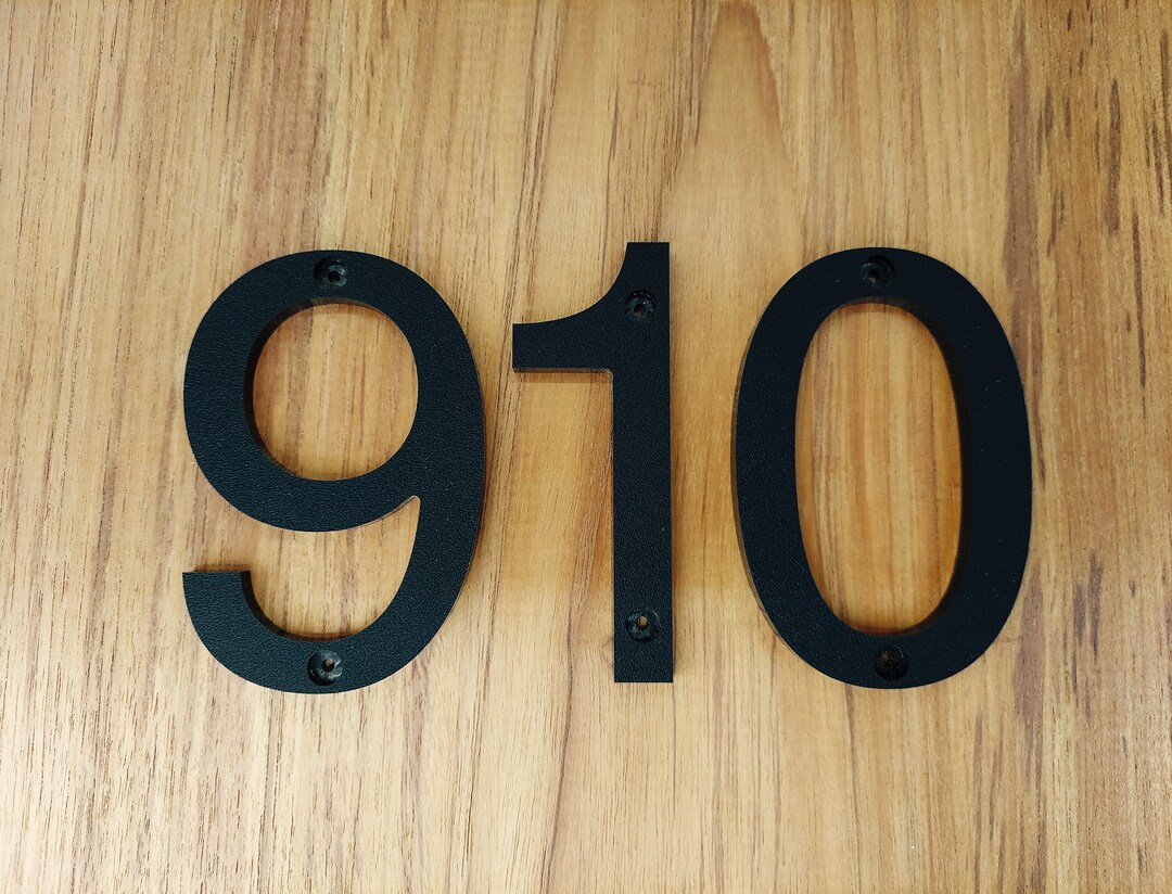 12 Inch Classic, House Numbers Letters - Etsy