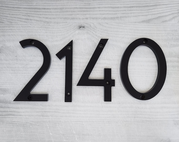 4 Inch Traditional & Wider House Numbers Letters - Etsy