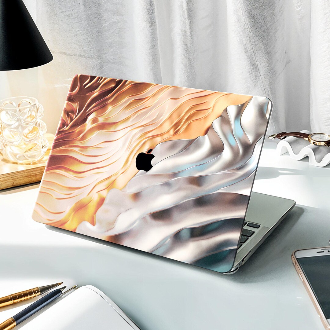 Personalized 3D Golden MacBook Pro 13 or 16 Case, Custom Name MacBook ...