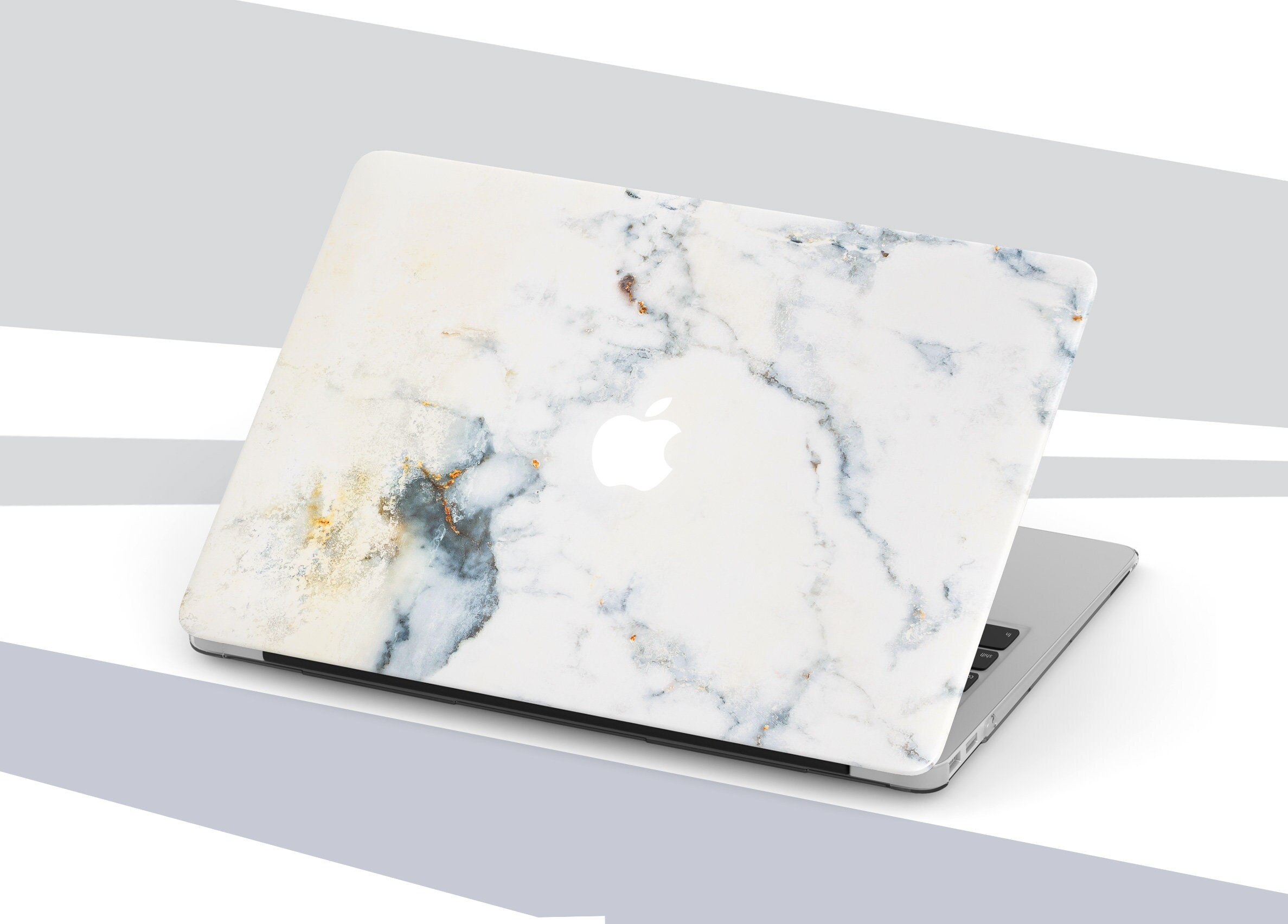 White Marble Macbook Air 13 2018 Stone Print Macbook Pro 15 - Etsy