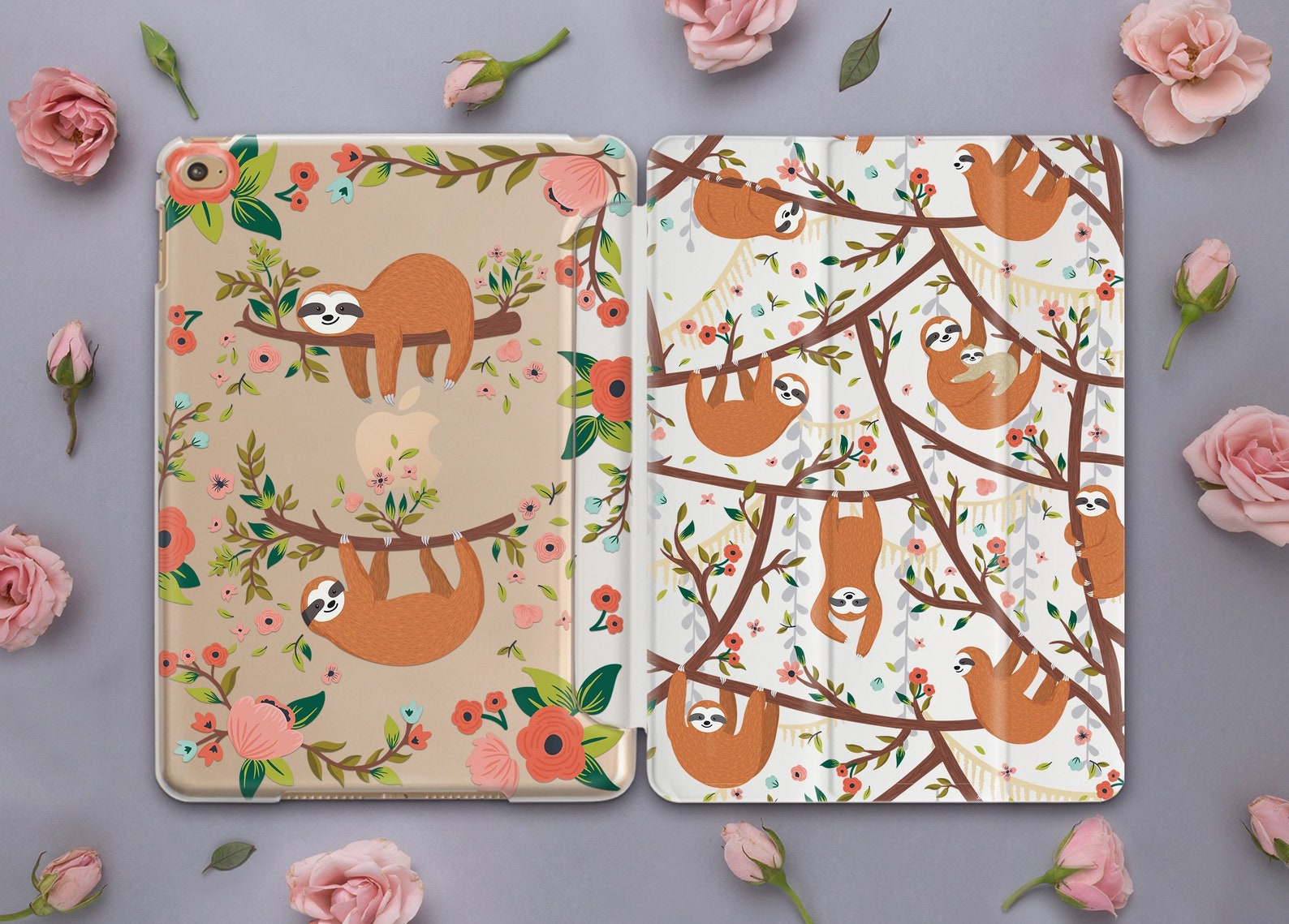 Sloth Ipad 10.2 2019 Case Animal Print Ipad Mini 2019 Cover - Etsy