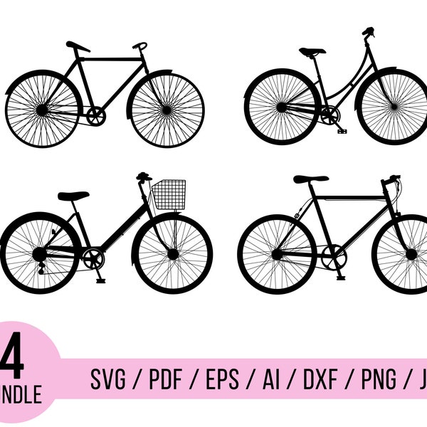 Types of Bikes Vector - Etsy