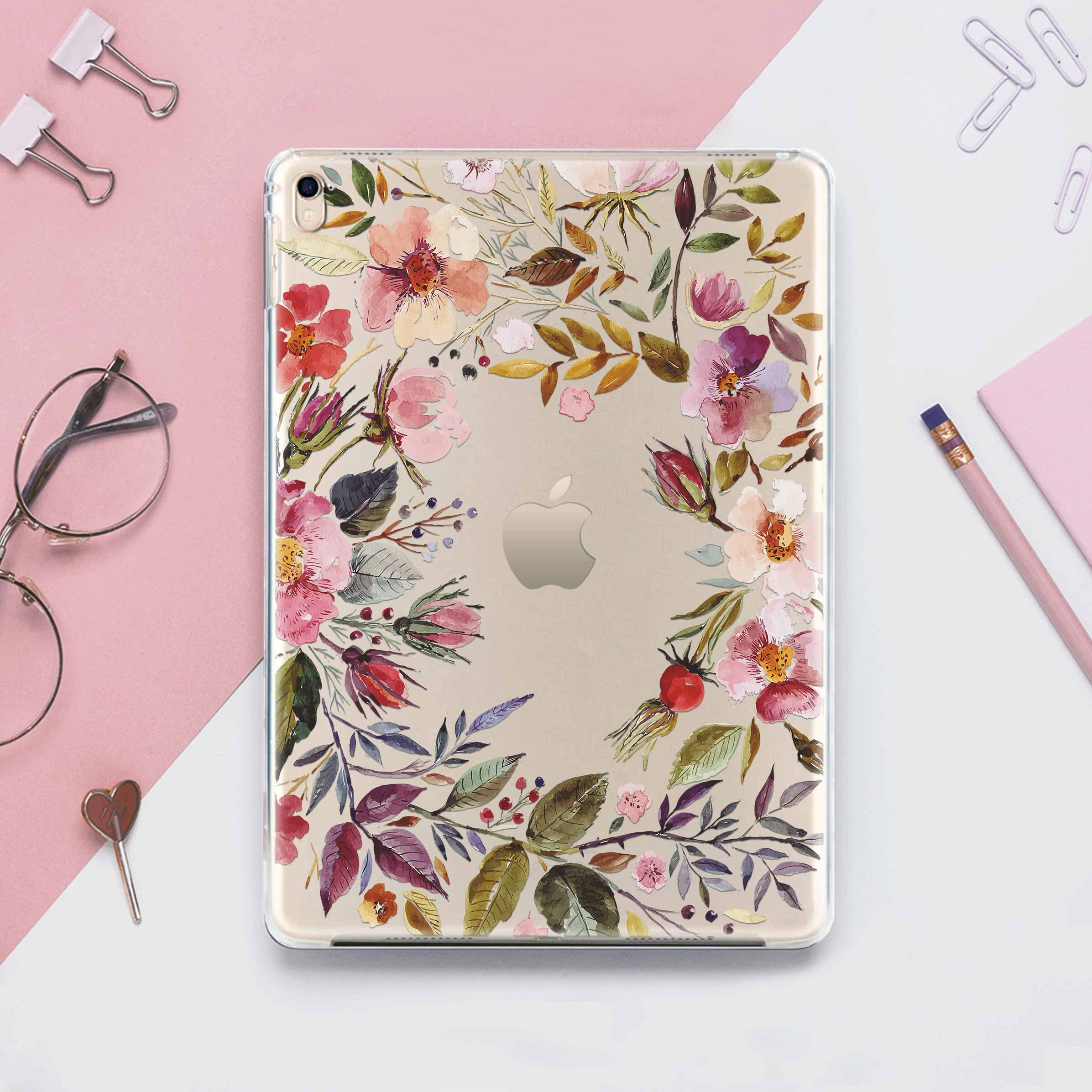 Floral Wreath Ipad Pro 12.9 Case Ipad Mini 5 2019 Case Ipad | Etsy