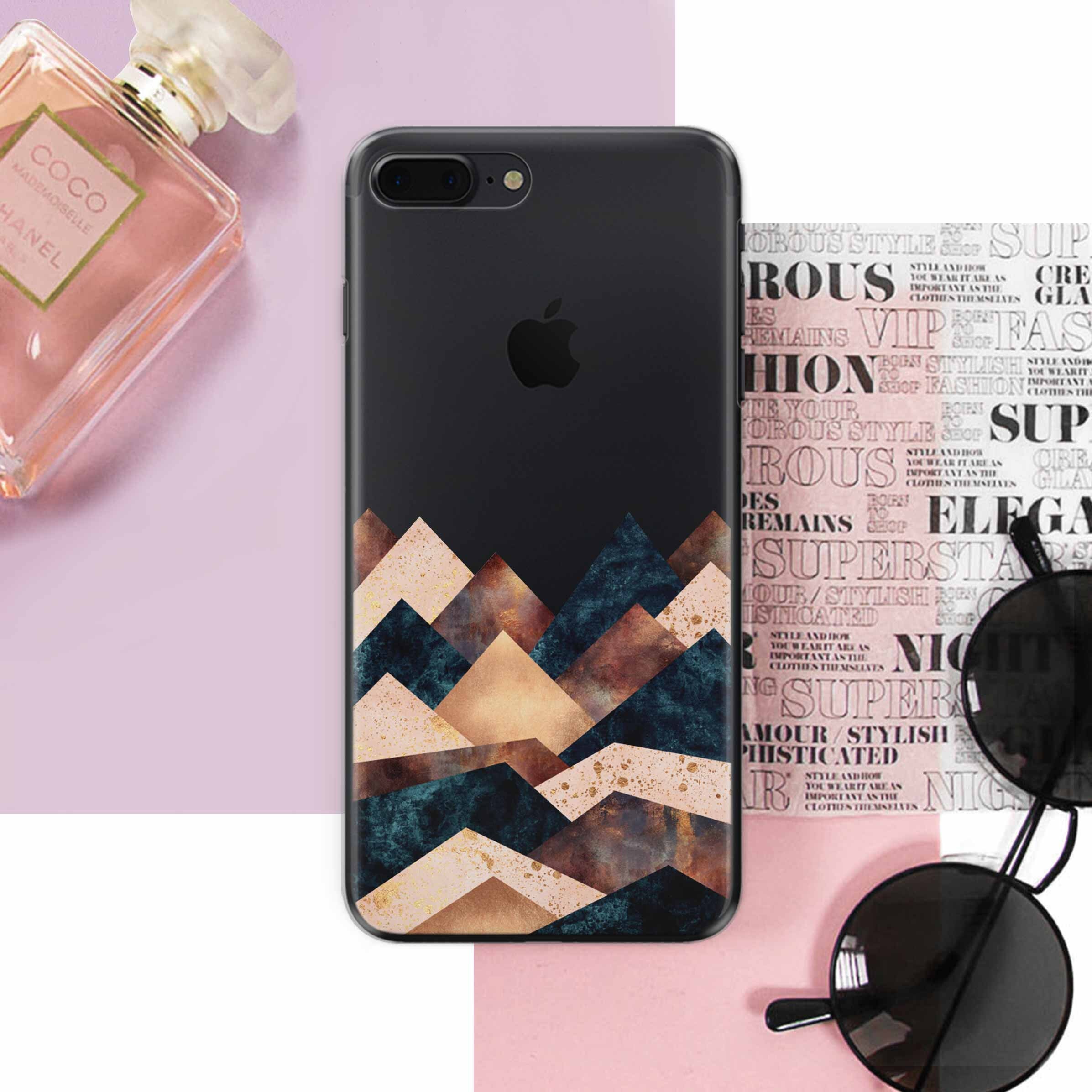 Triangles iPhone XS Case iPhone 8 Plus Mountains Phone Cover | Etsy