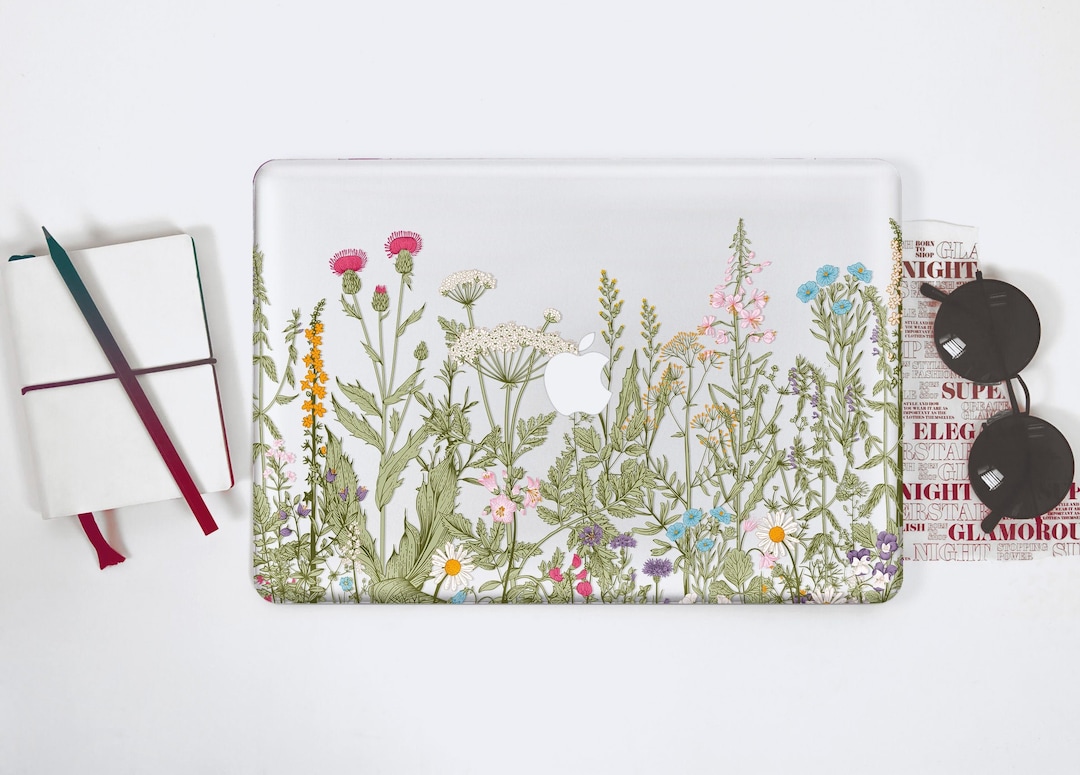 Wildflowers MacBook 13 Inch Case Floral MacBook Pro 15 2019 Case Wild ...