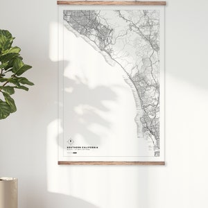 Southern California Surf Map - Etsy