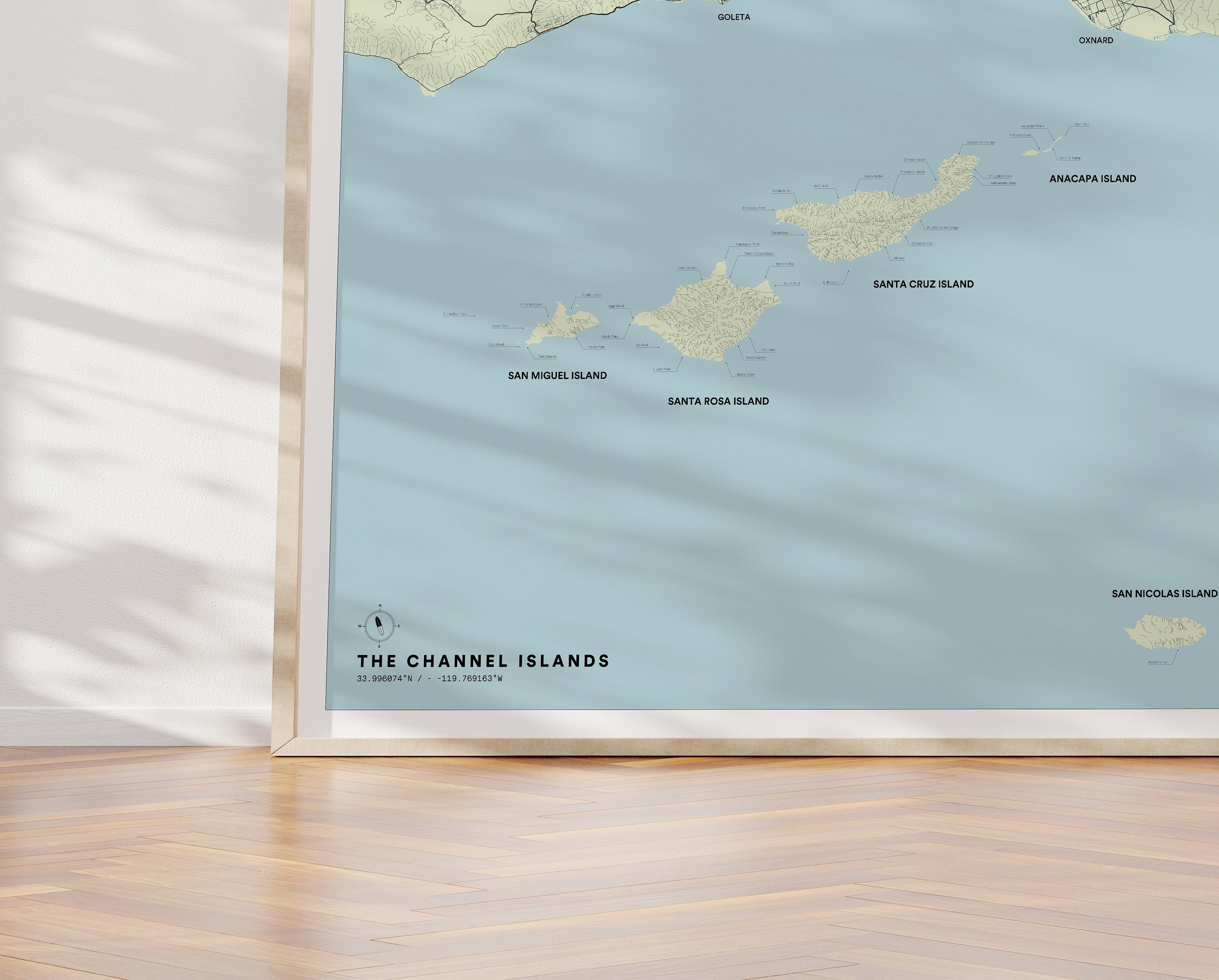 California Channel Islands Map