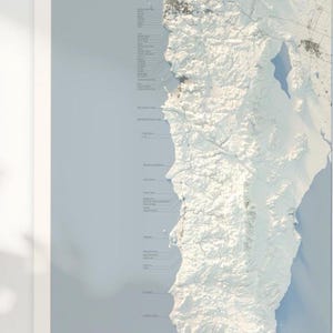 Baja California Surf Map - Etsy