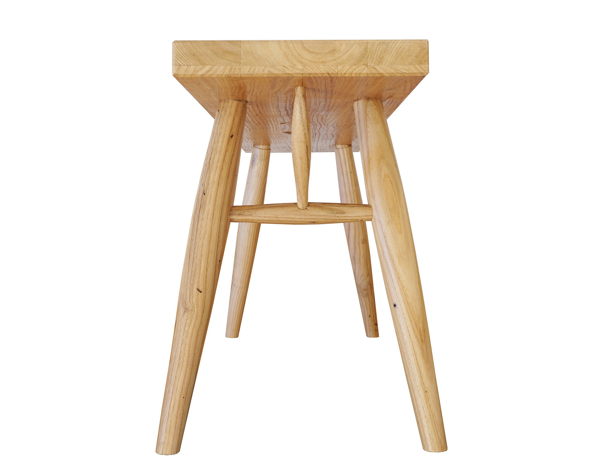 Solid Wood Bench - Etsy