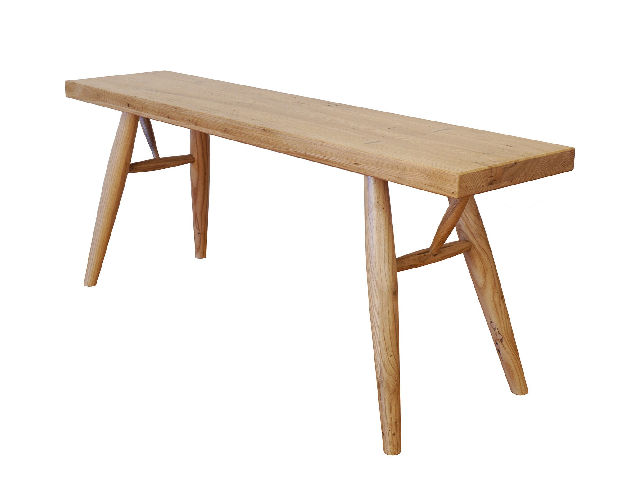 Solid Wood Bench - Etsy