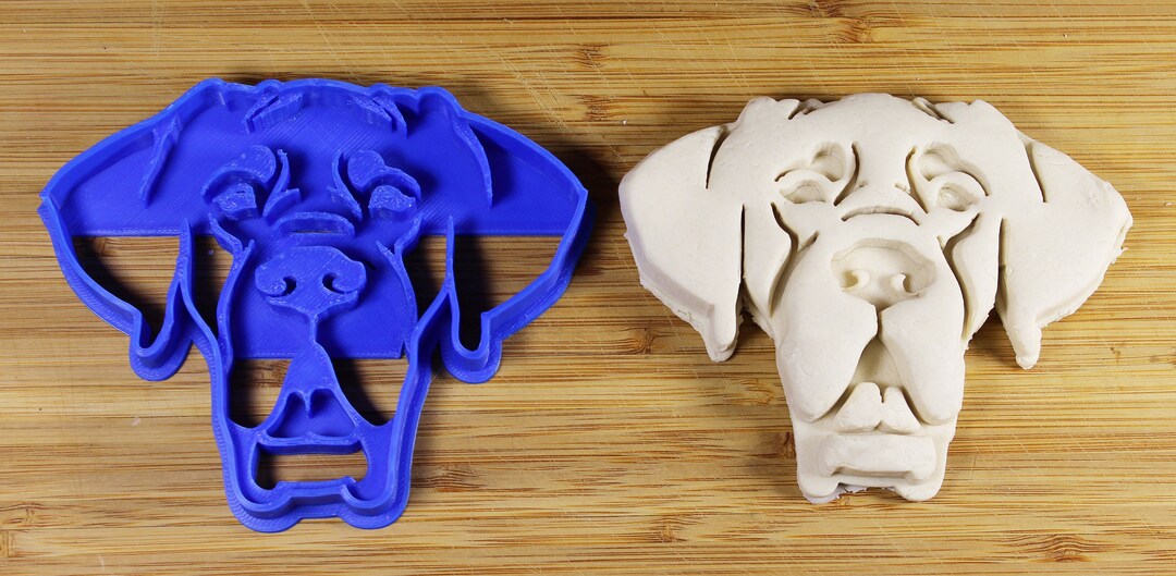 Great Dane Daniff Dog Custom 3D Printed Cookie Cutter Stamp Fondant Doh ...