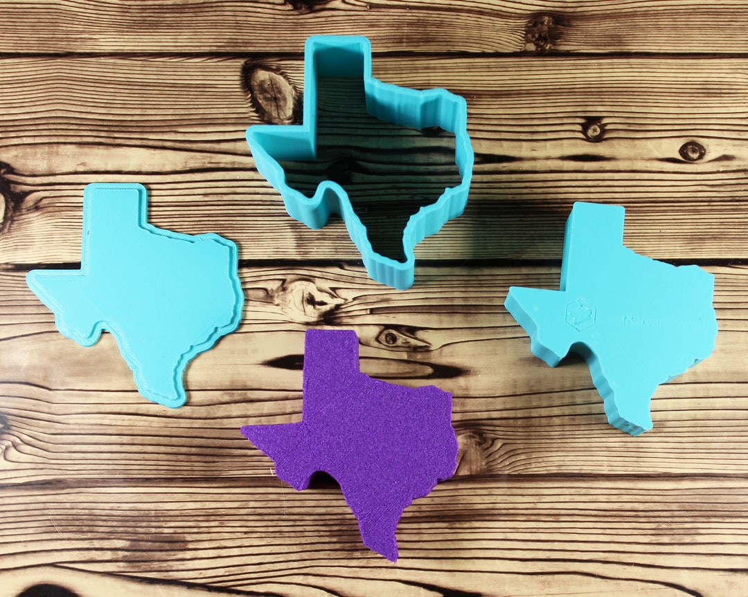 Texas Bath Bomb Mold Press 2.5" 3" 3.5" 4" 5" Three Piece Mould State ...