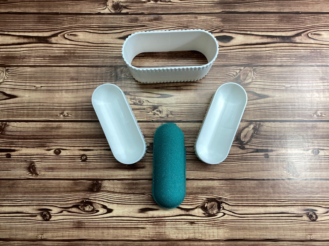 3D Pill Capsule Bath Bomb Mold Press 2” 2.5" 3" 3.5" 4" 5" Three Piece ...