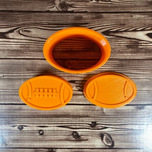 Football Bath Bomb Mold Press 2.5" 3" 3.5" 4" 5" Three Piece Mould ...