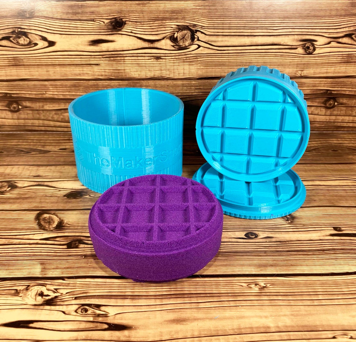 3D Waffle Bath Bomb Mold Press 3 4 5.5 Three - Etsy