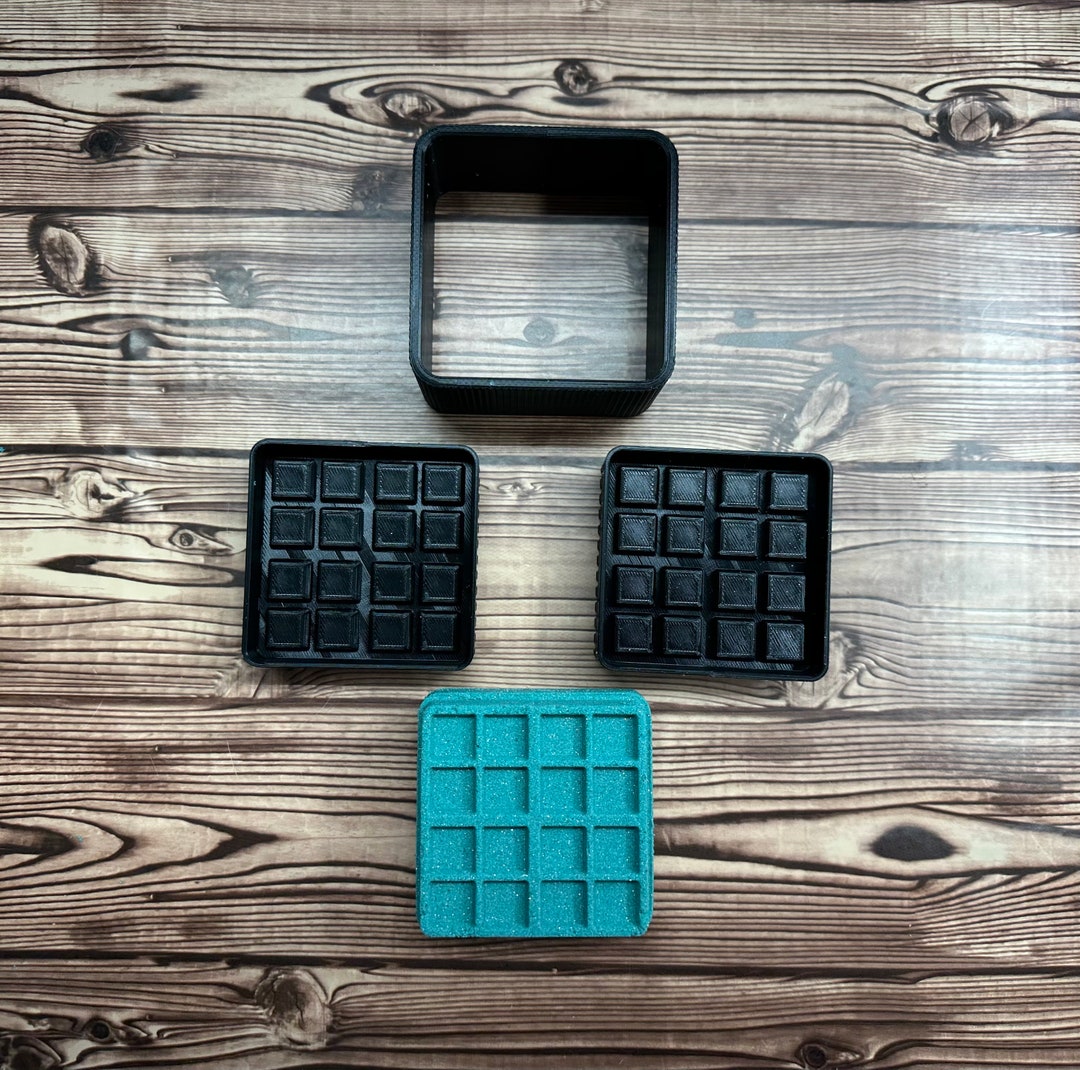 3D Square Waffle Bath Bomb Mold Press - Etsy
