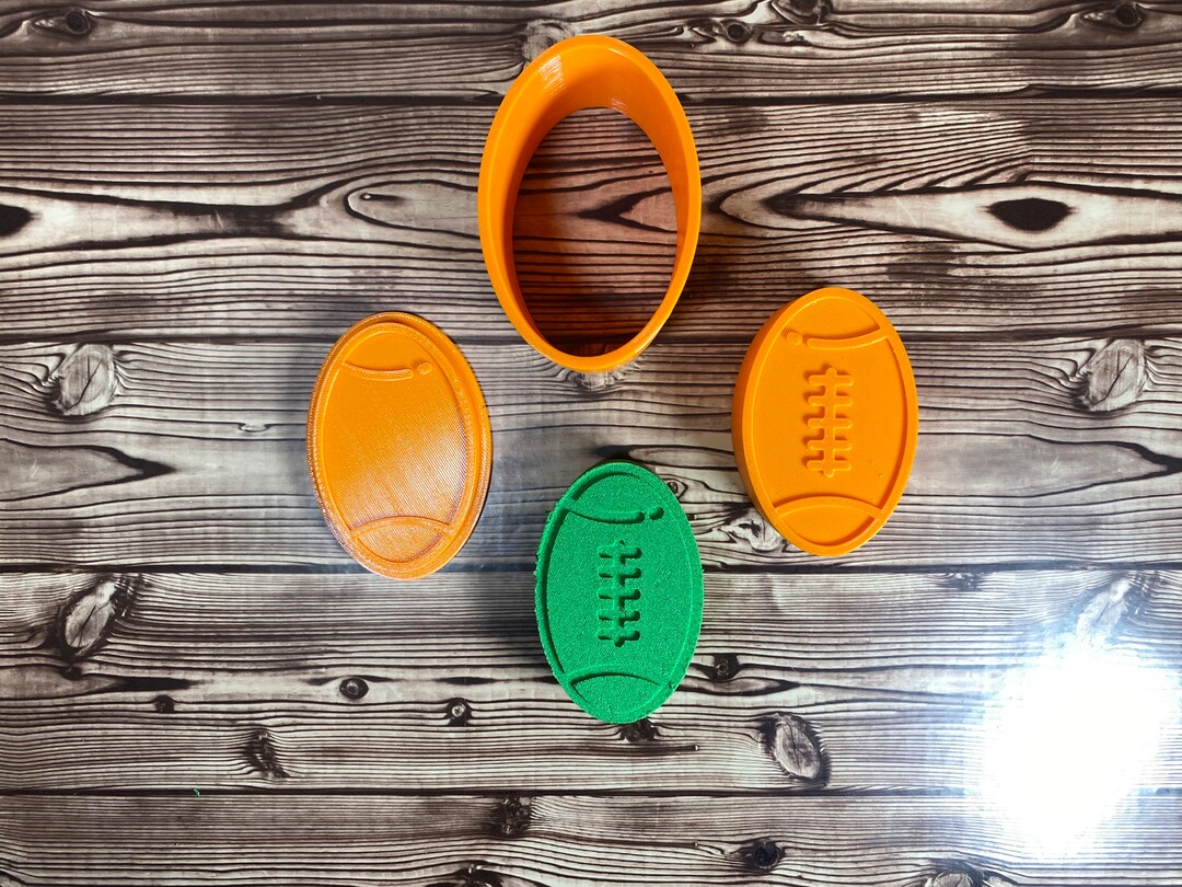 Football Bath Bomb Mold Press 2.5" 3" 3.5" 4" 5" Three Piece Mould ...